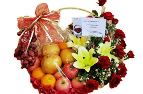 Parcel Buah dan Bunga - Toko Bunga Murah